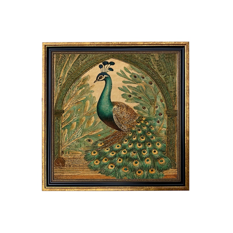 Art Deco Peacock - Etsy