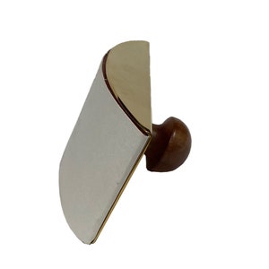 Brass Ink Rocker Blotter With Wooden Handle, Antique Vintage Style ...