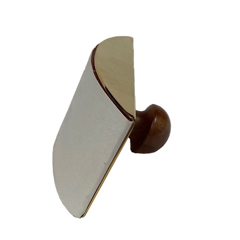 Brass Ink Rocker Blotter With Wooden Handle Antique Vintage - Etsy