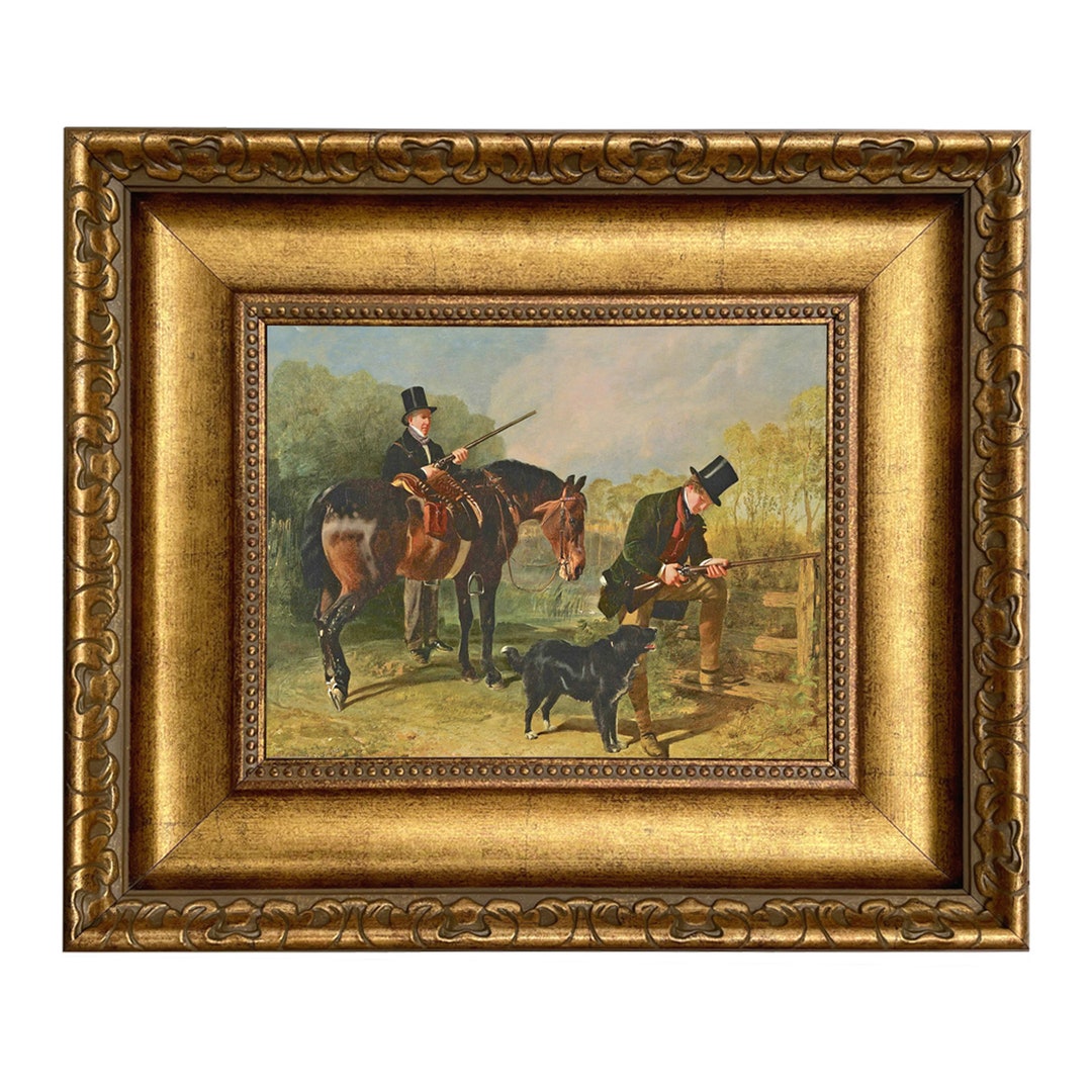 October by Alfred Corbould Framed Oil Painting Print on Canvas ...