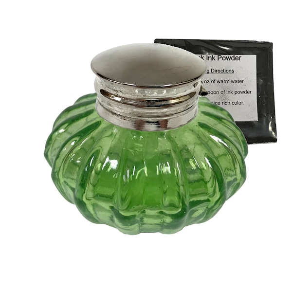 Glass Inkwell - Etsy