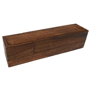 10" Colonial Distressed Wood Portable Traveling Writing Instrument Box ...