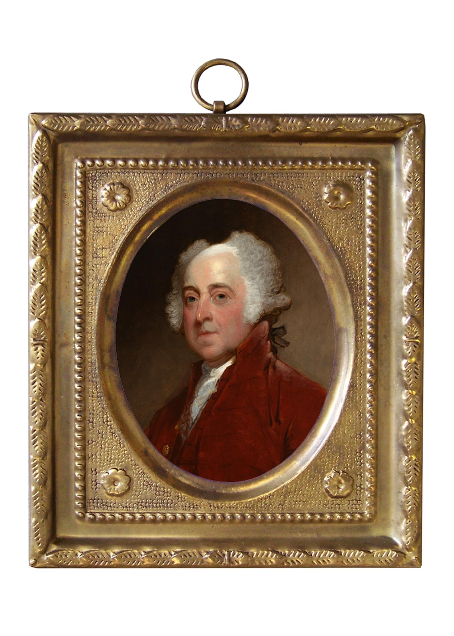 John & Abigail Adams Prints, Embossed Brass Frames, Colonial Decor (set ...