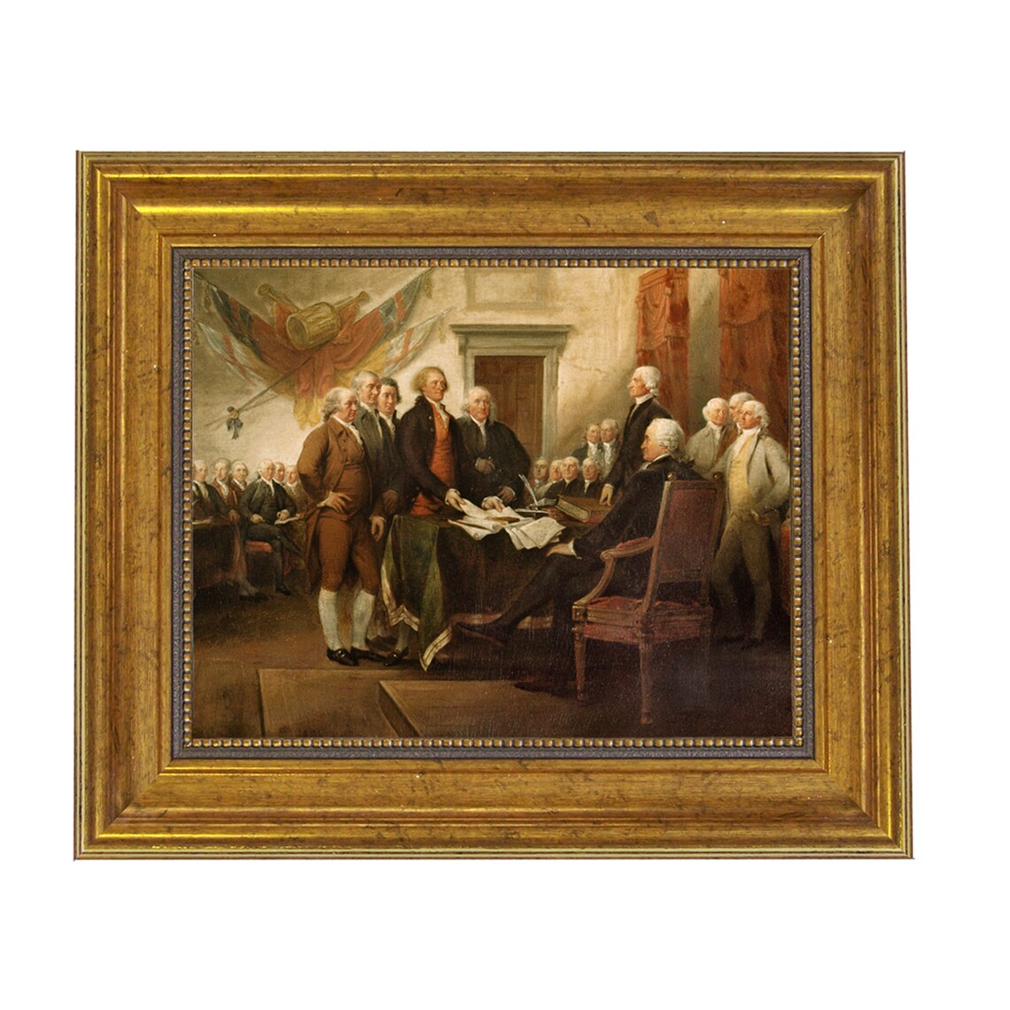 Signing of the Declaration of Independence Framed Oil Painting | Etsy