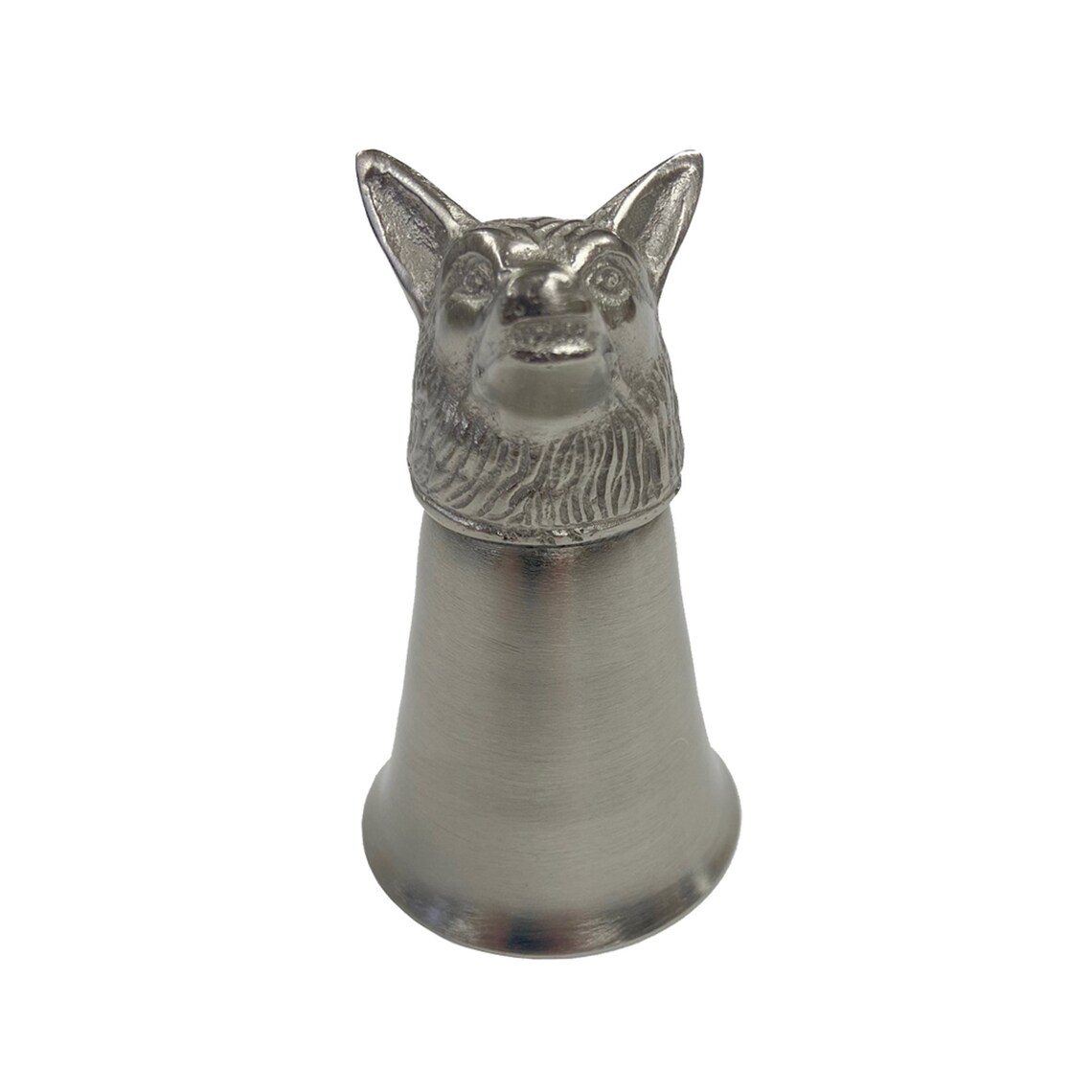 Pewter-plated Fox Head Stirrup Cup Jigger Shot Glass - Etsy