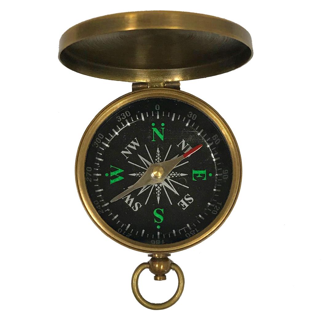 Antiqued Brass Pirate Ship Compass: Nautical Decor Gift (1-3/4") - Etsy