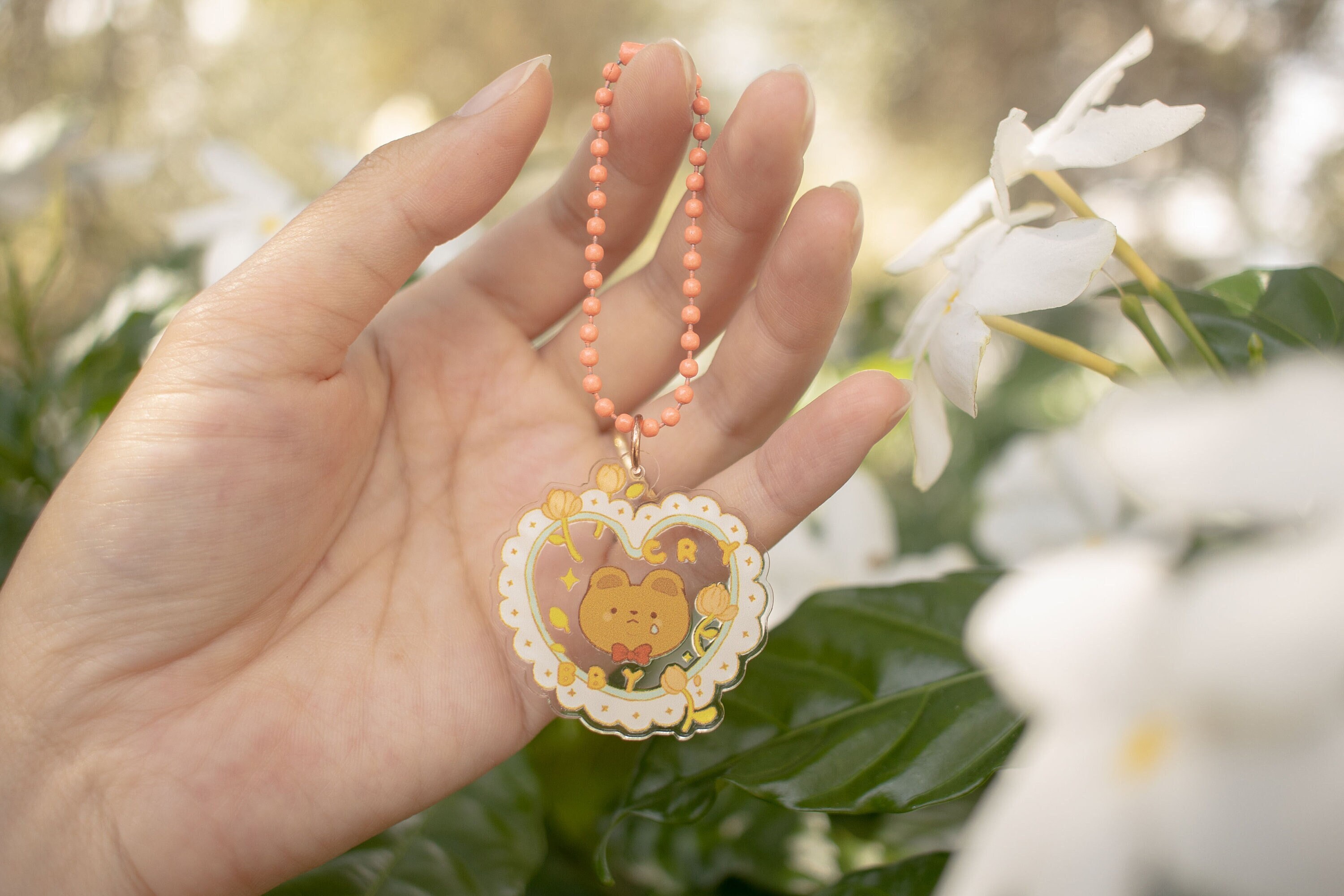 CRY BBY Acrylic Charm Acrylic Keychains Acrylic Phone - Etsy