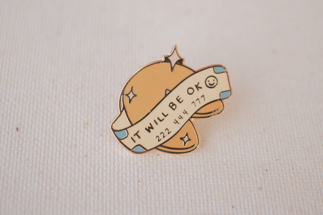 Good Fortune ⊹ Hard Enamel Pin | Good Luck Pins | Fortune Cookie Pin ...