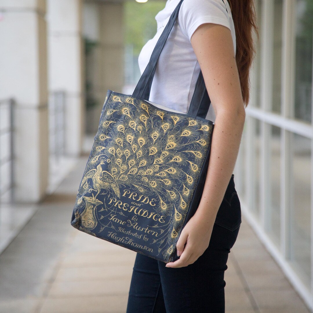Pride and Prejudice Tote Bag, Literature Tote Bag, Jane Austen Gifts ...