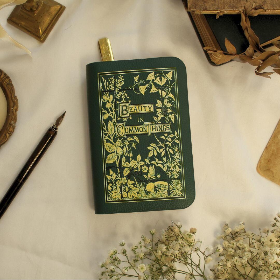 Beauty in Common Things Book Wallet, Botanical Zip Around Purse, Cute ...