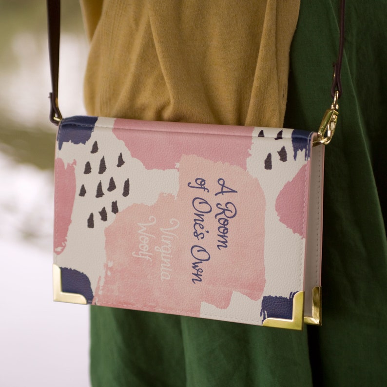 Book Purse, Virginia Woolf Book Clutch, Anniversary Gift for Women, A ...