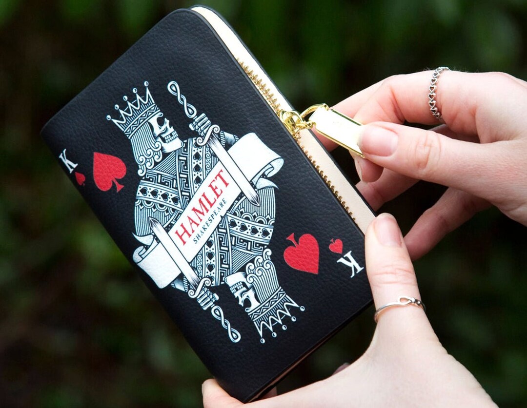 Hamlet Wallet, Book Wallet, Coin Purse, Zipper Wallet, King of Hearts ...