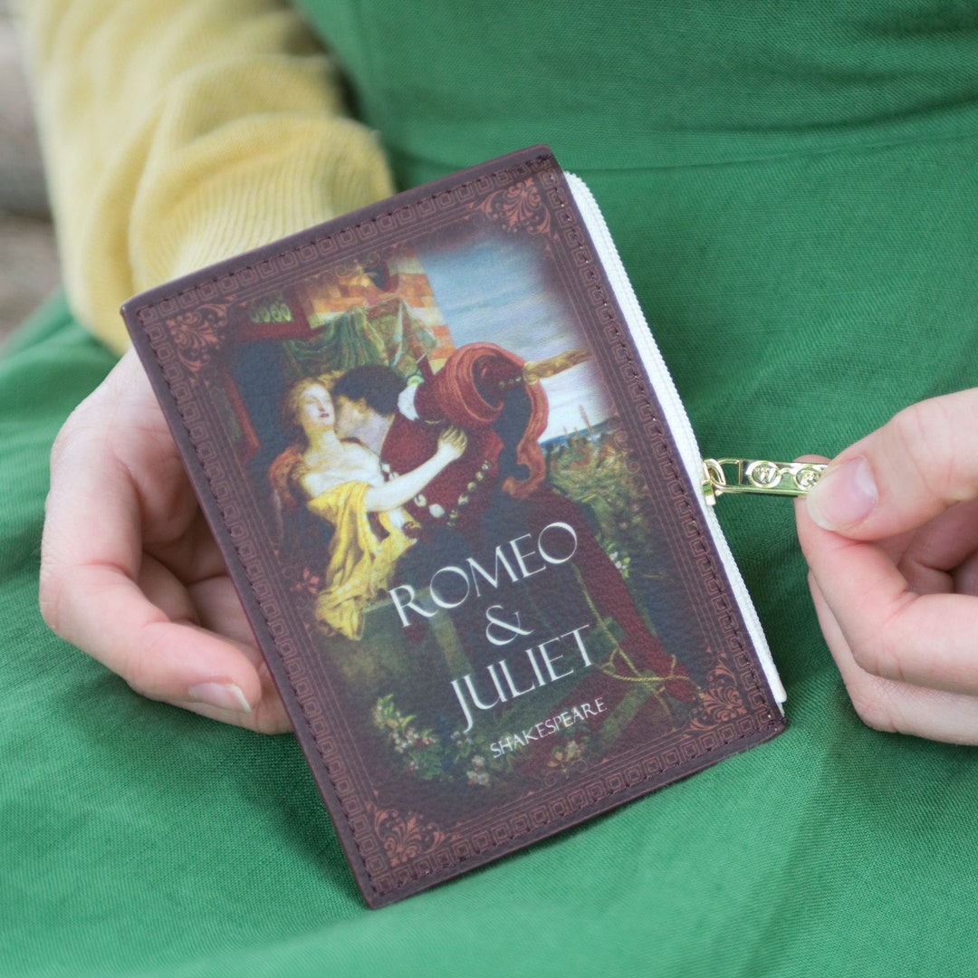 Book Coin Purse, Romeo and Juliet, Book Lover Gifts, Zipper Pouch, Mini ...