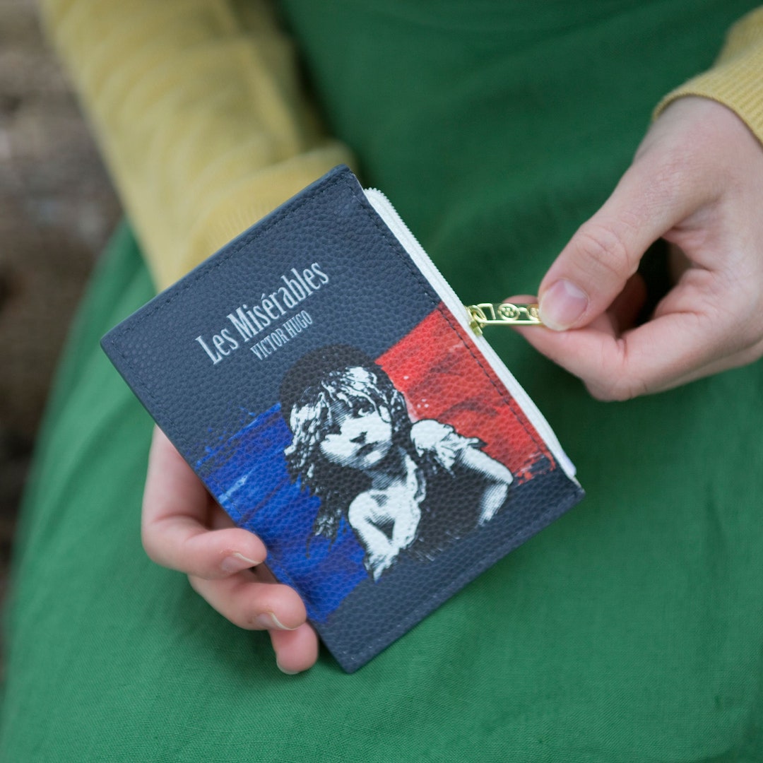 Les Misérables Book Wallet, Book Coin Purse, Victor Hugo Fan Gift, Book ...