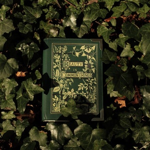 Beauty in Common Things Book Purse, Fairycore Book Bag, Botanical Book ...