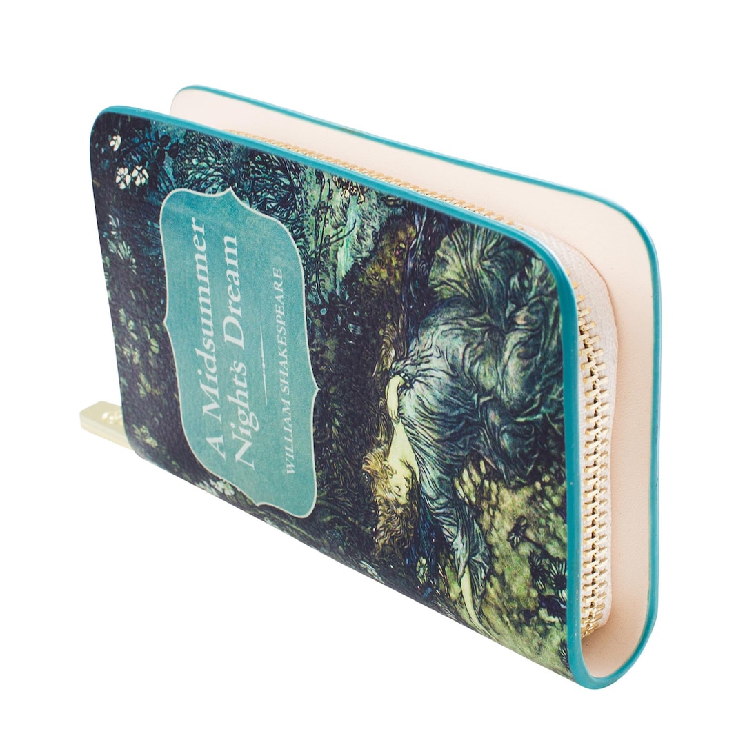 Book Wallet, Shakespeare Gifts, Midsummer Night's Dream Book Clutch ...