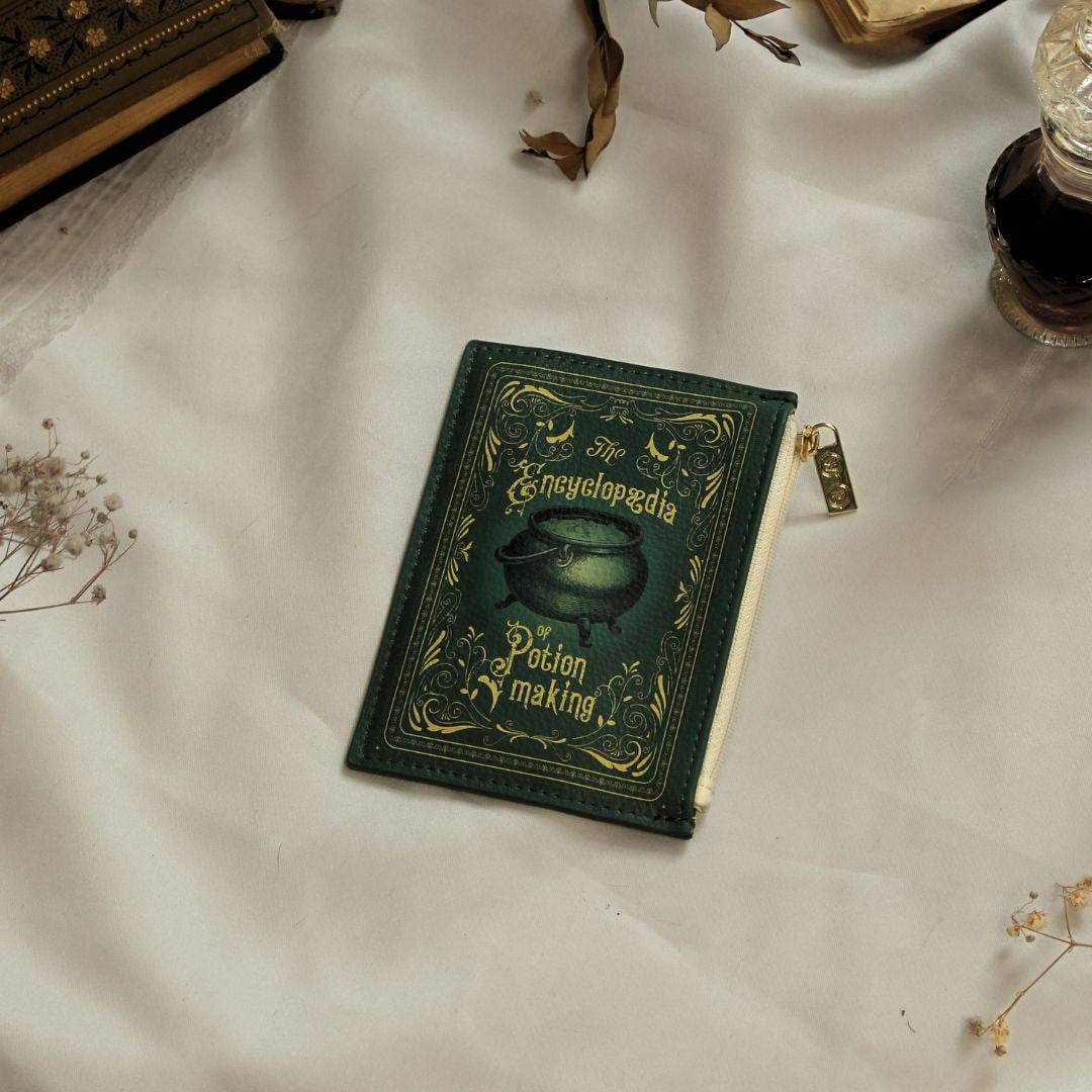 The Encyclopedia of Potion Making Book Coin Purse, Mini Fantasy Wallet ...