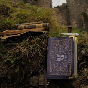 A History of Magic Book Bag, Wizard Book Purse, Spell Book Crossbody ...