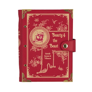 Beauty and the Beast Book Refillable Binder Notebook, Gift for Mom ...