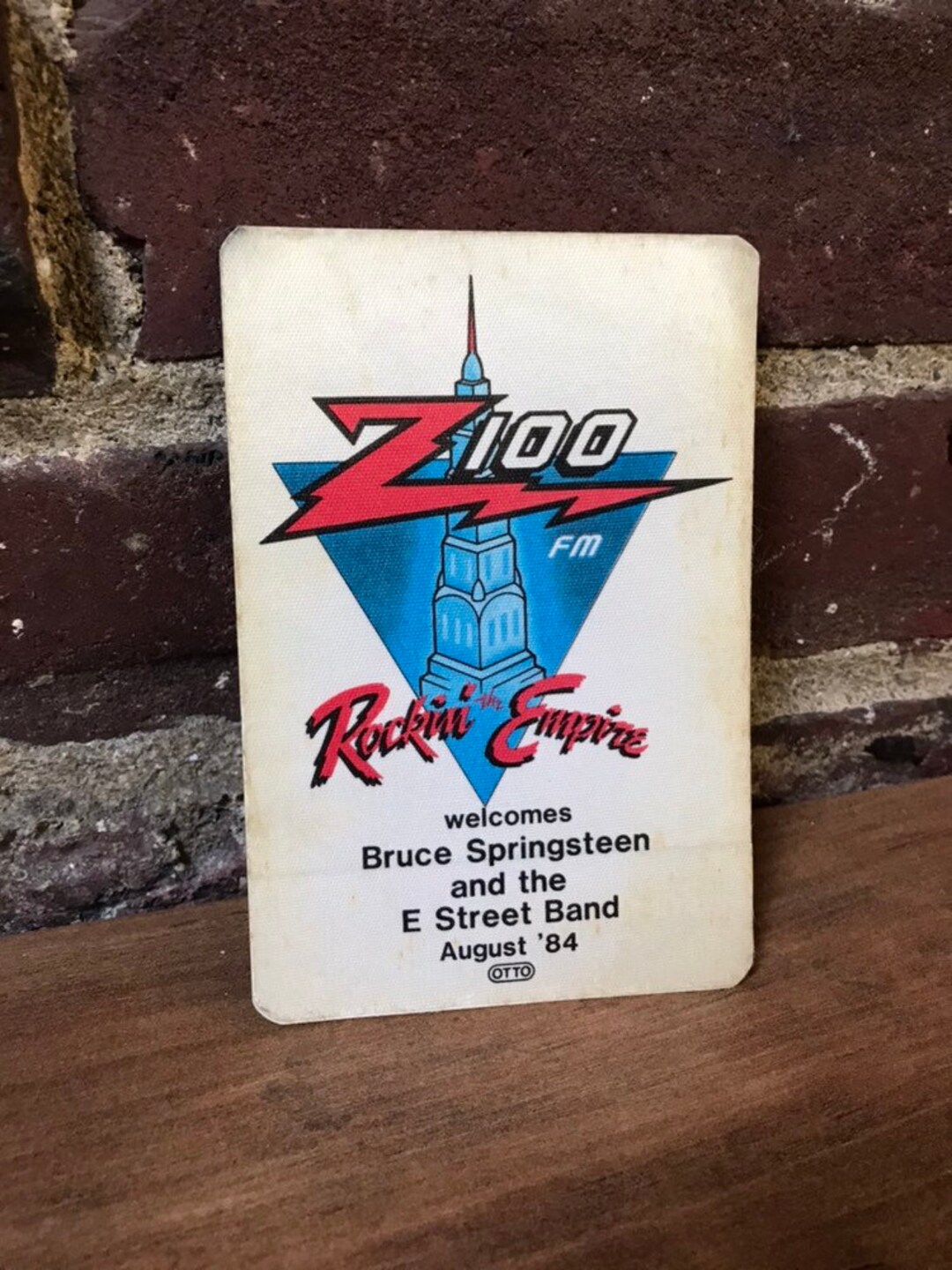 1984 Bruce Springsteen Cloth Concert Sticker - Etsy