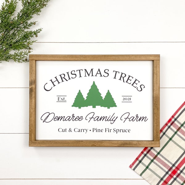 Tree Farm Sign - Etsy