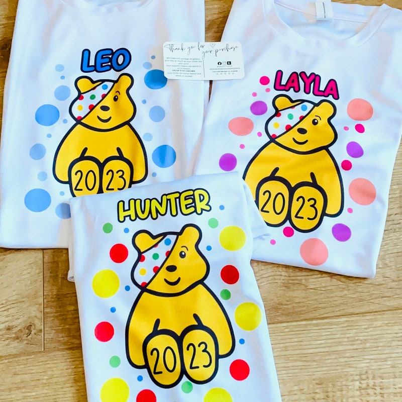 Pudsey Bear Clothing - Etsy UK