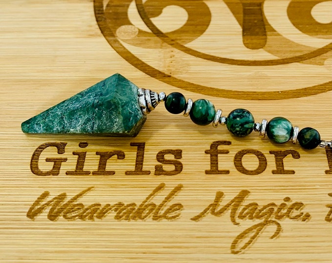 CANADIAN Jade Pendulum, British Columbia Jade, Canadian Jade Pendulum, Jade Divination Pendulum ...