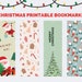 Printable Christmas Bookmarks Instant Download Set of 4 - Etsy