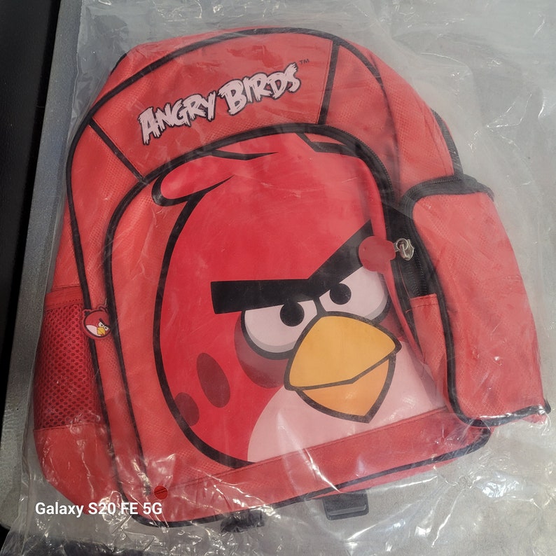 Rovio Angry Birds Kids 12" Red School/kindergarten Backpack - Etsy
