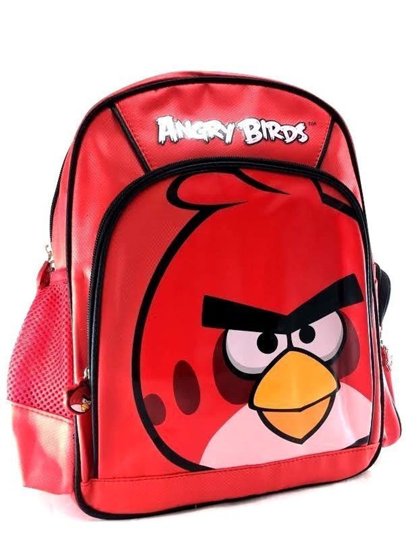 Rovio Angry Birds Kids 12" Red School/kindergarten Backpack - Etsy