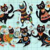 Digital Kitten and Cat Postage Stamp Stickers for Goodnotes Digital ...