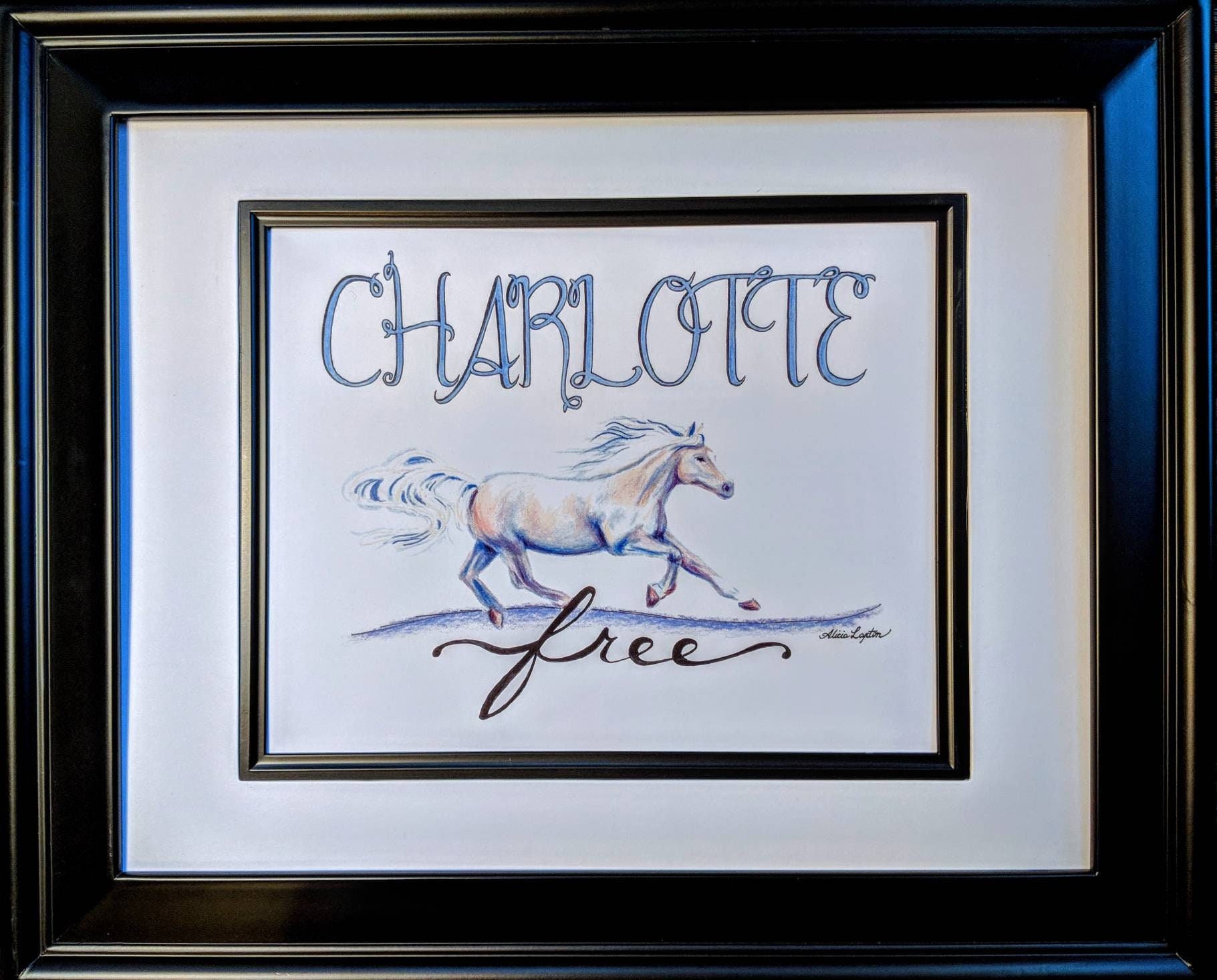 Charlotte Unique Name Art Print - Etsy
