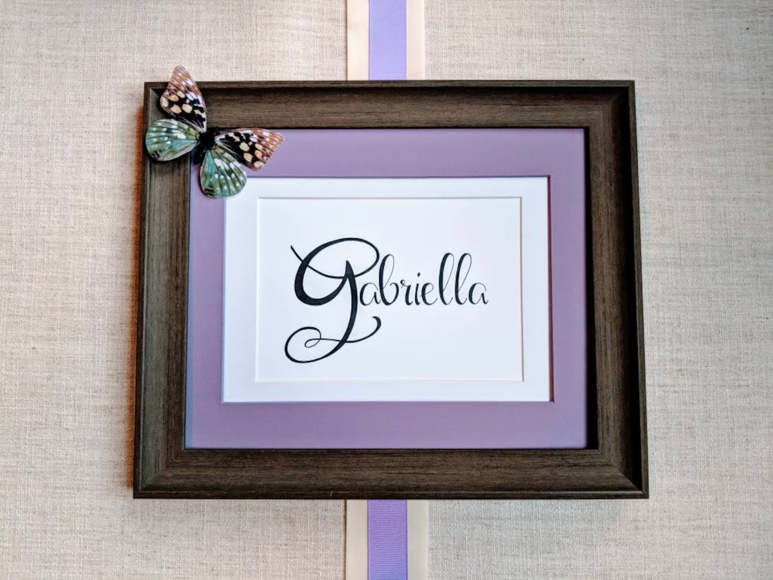 Gabriella Name Sign Cardstock Print of Original Artwork for - Etsy