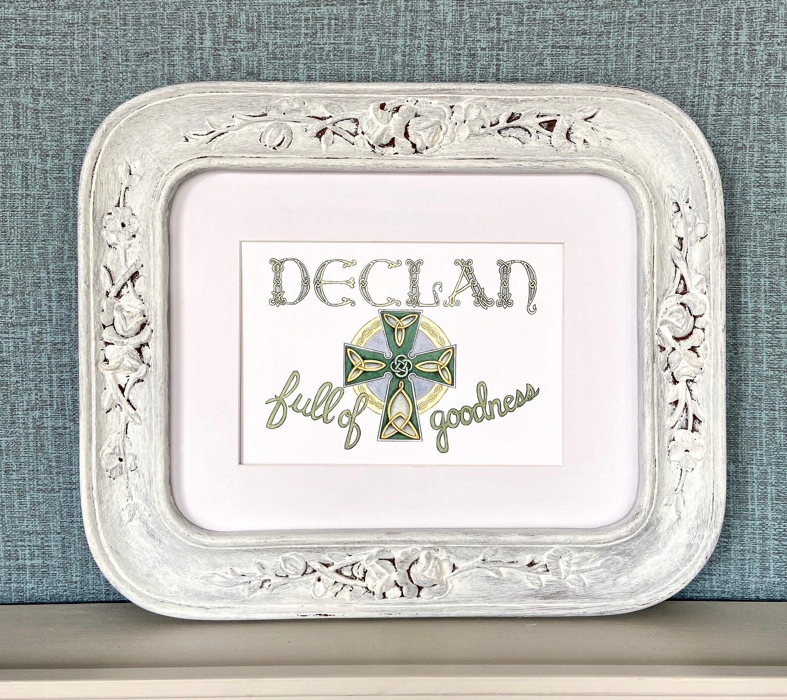 Declan Unique Name Art Print - Etsy