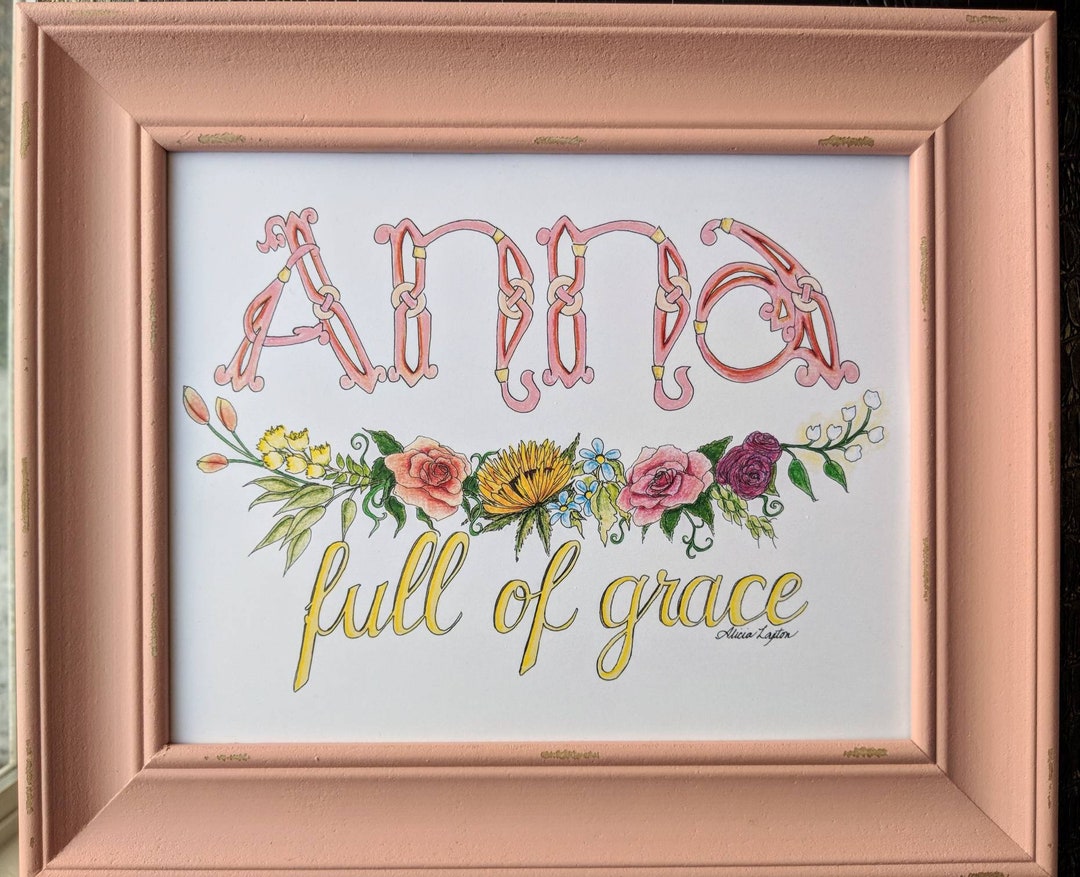 Anna Unique Name Art Print - Etsy