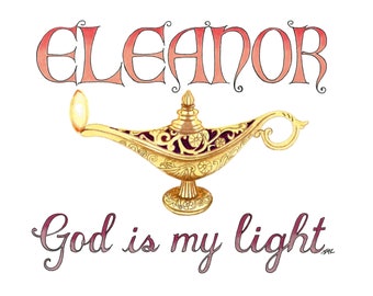 Eleanor Name Art - Etsy