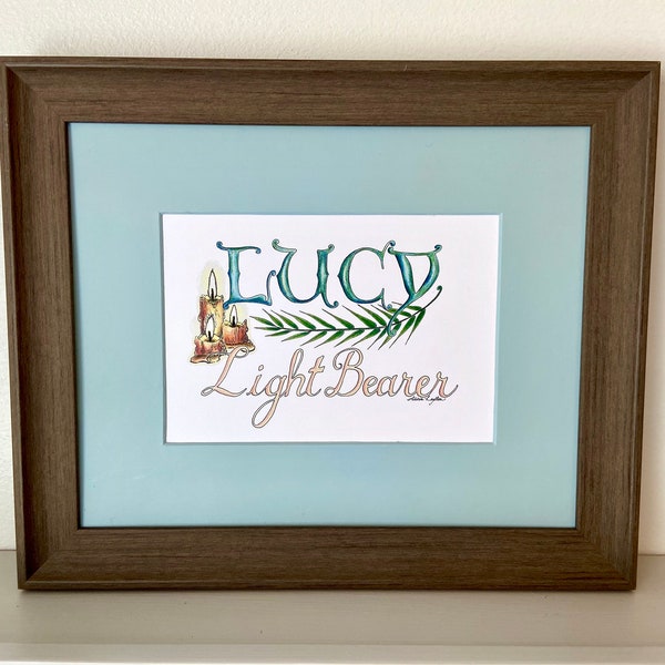 Lucy Name Art - Etsy