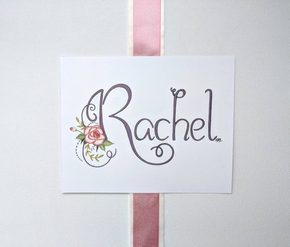 Rachel Name Design