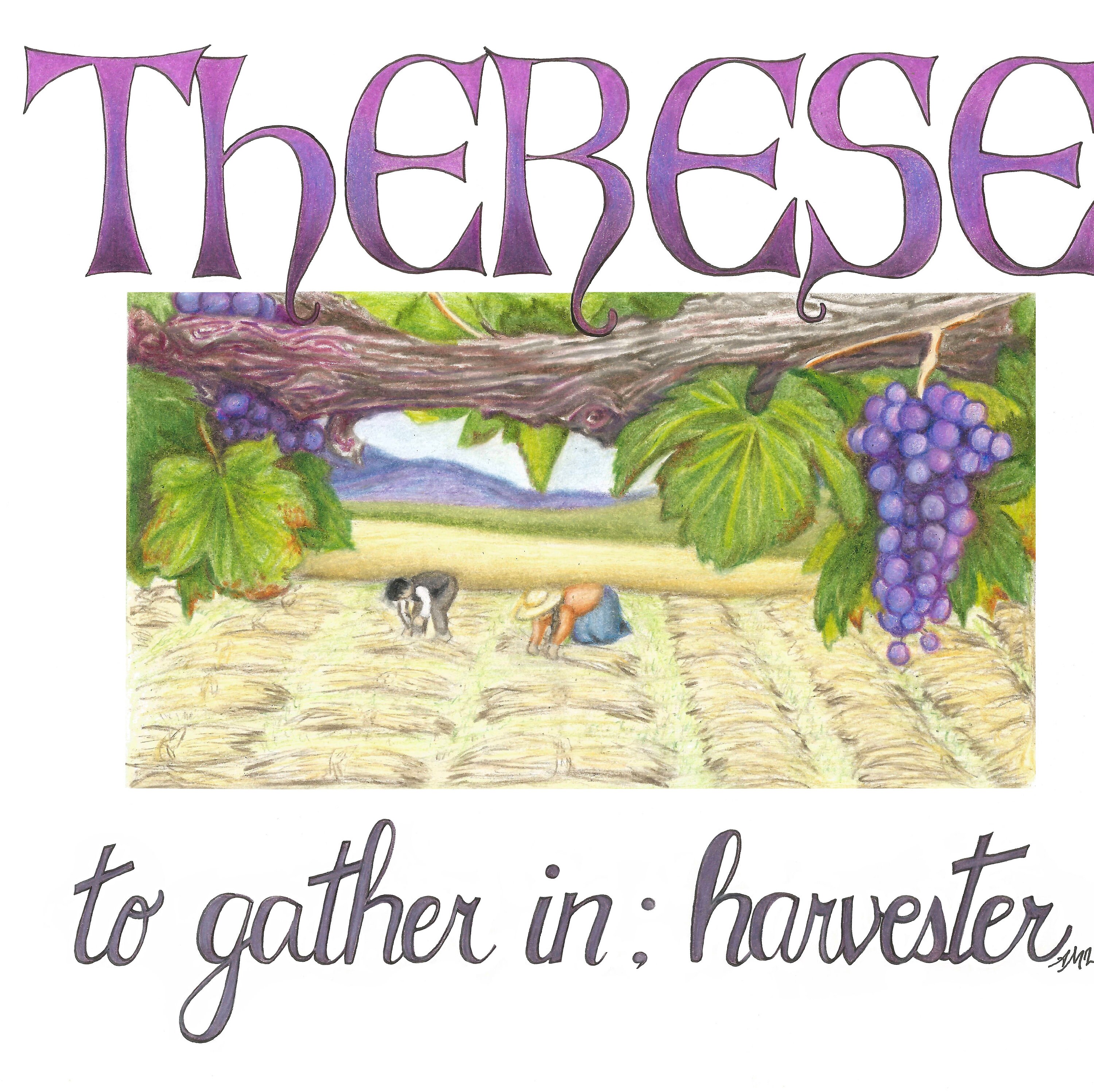 Therese Unique Name Art Print - Etsy