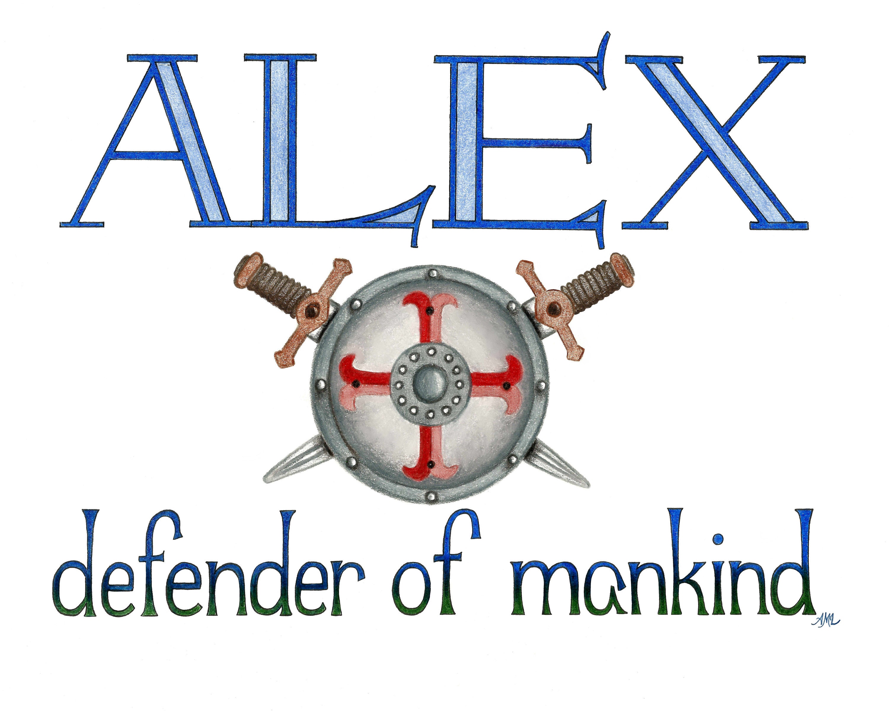 Alex Name Art