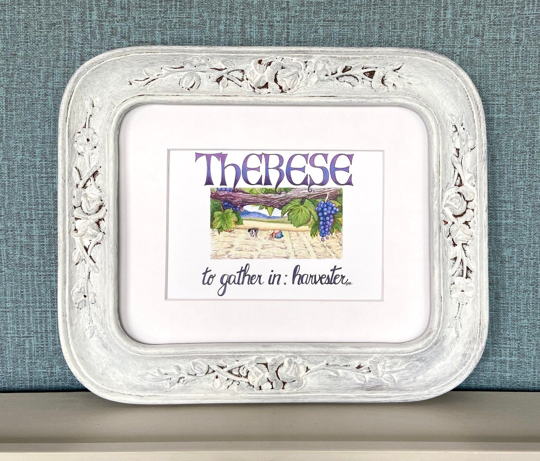 Therese Unique Name Art Print - Etsy