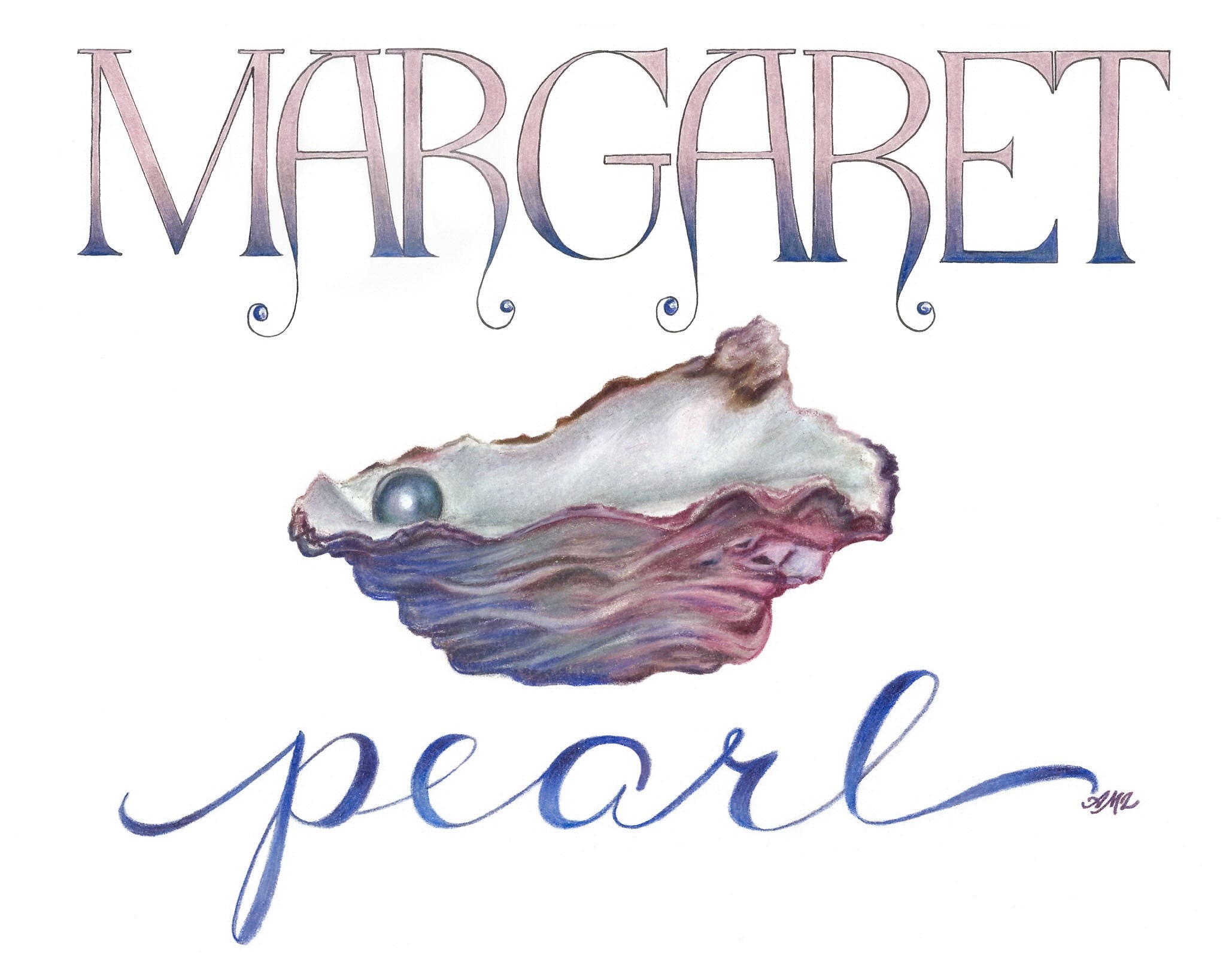 Margaret Unique Name Art Print - Etsy