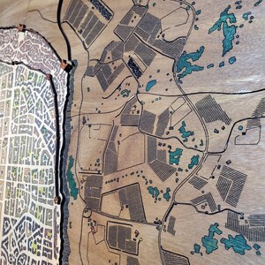 Dungeons and Dragons: Waterdeep - 3D Laser-cut Hardwood Map, Fantasy ...