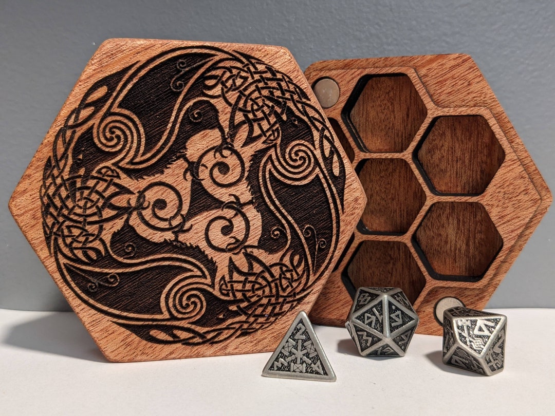 Artisan Dice Vault - Personalized Laser Engraved Dnd Dice Box for ...