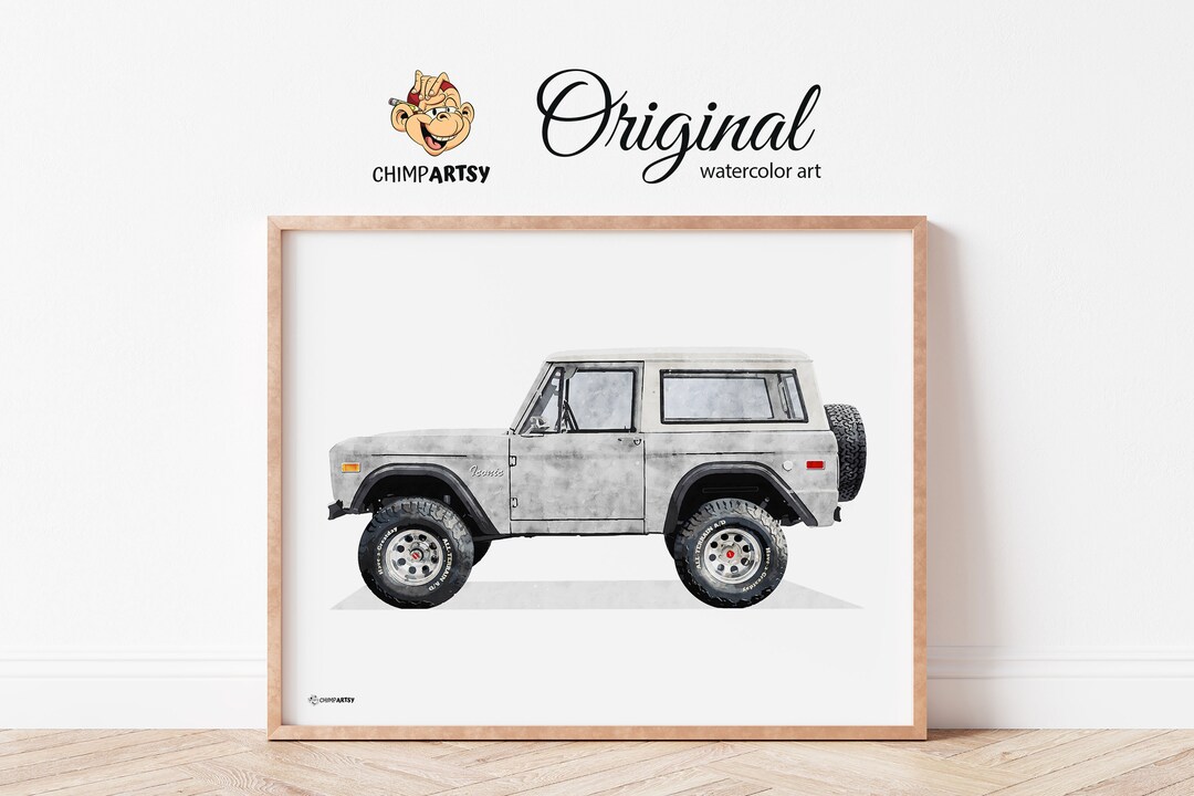 Car Poster SUV Print Grey SUV Wall Art Transportation Wall - Etsy