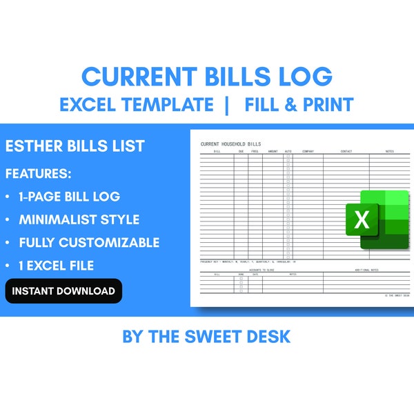 Excel Contact Log Template - Etsy