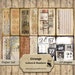 Junk Journal Digital Papers. Grunge Letters & Numbers. 10 Digital ...
