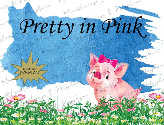 Pretty in Pink. Digital download | Etsy
