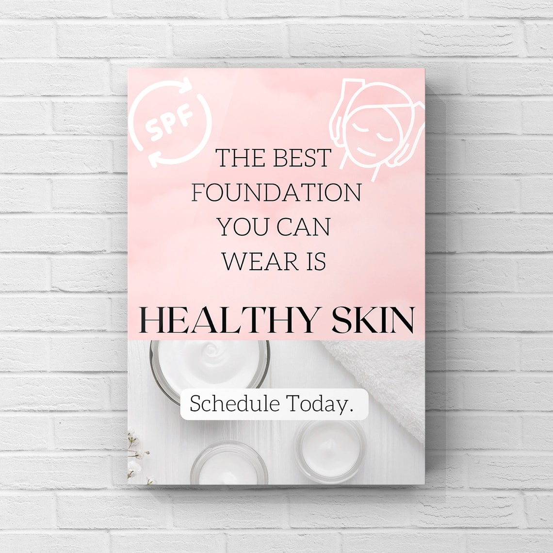 Healthy Skin Poster | Digital Download | 8.5X11 | Healthy Skin | Spa ...