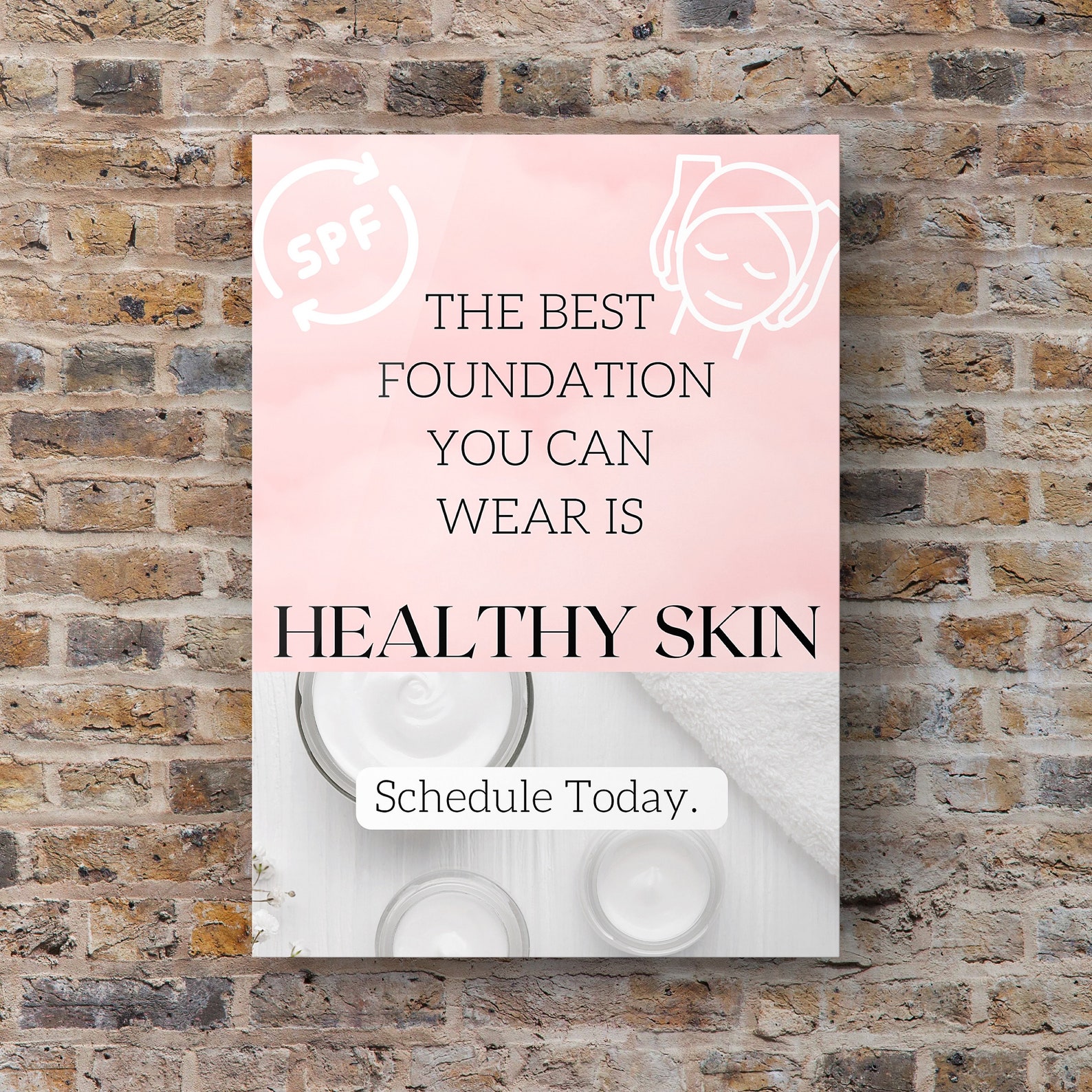 Healthy Skin Poster | Digital Download | 8.5X11 | Healthy Skin | Spa ...